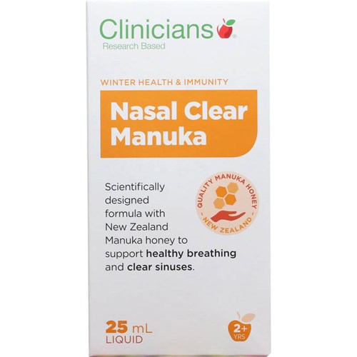 Clini Nasal Clear Manuka 25ml – Gate Pa Health Store